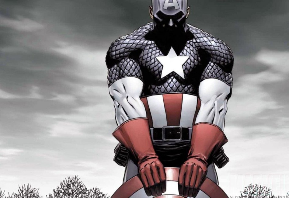 Captain America Holds His Shield - Zoom Comics – Exceptional Comic Book ...