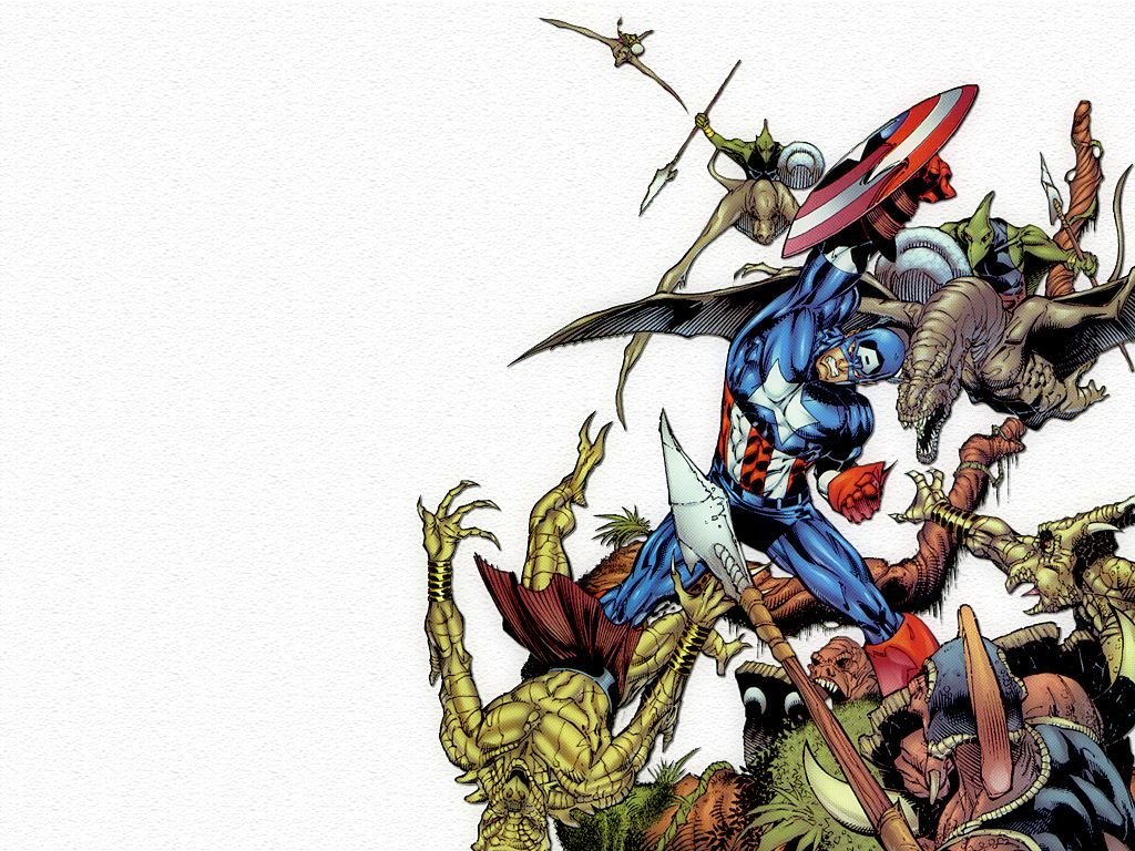 Captain America Vs Reptile People - Zoom Comics – Exceptional Comic ...