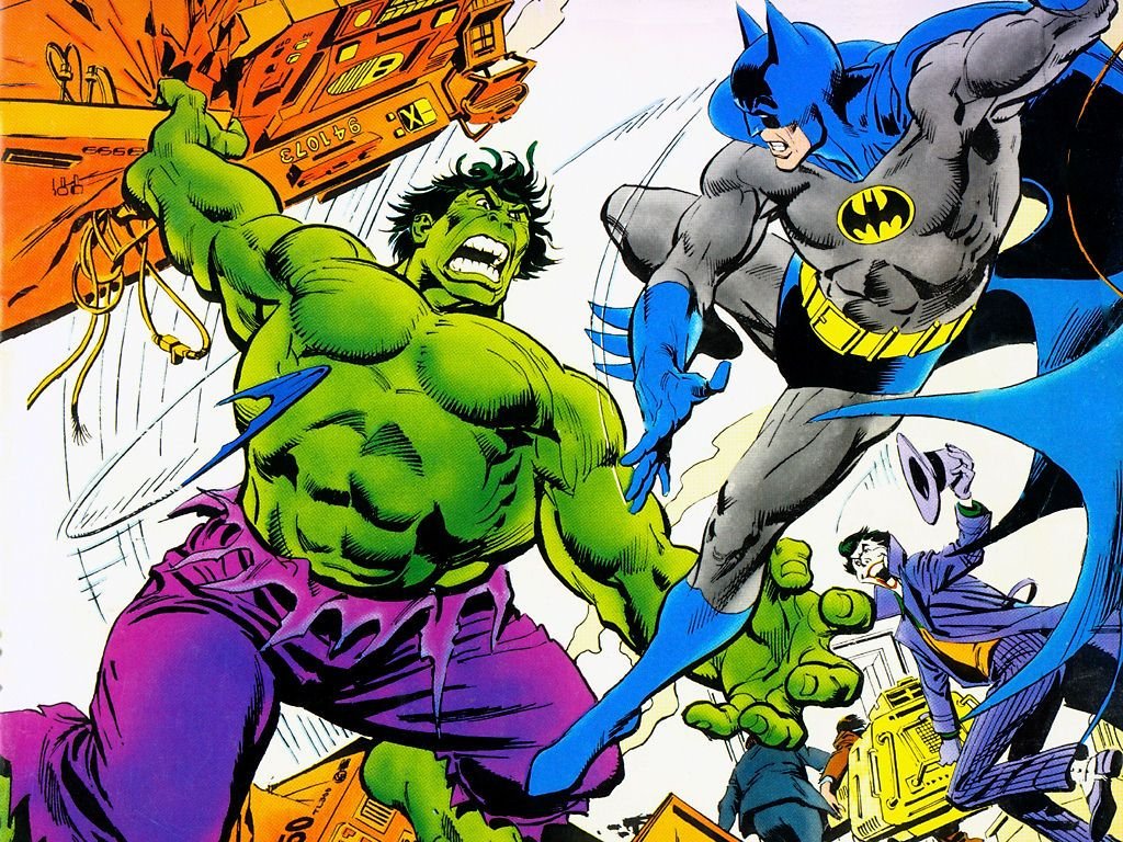 Incredible Hulk Vs Batman With joker - Zoom Comics – Exceptional Comic ...