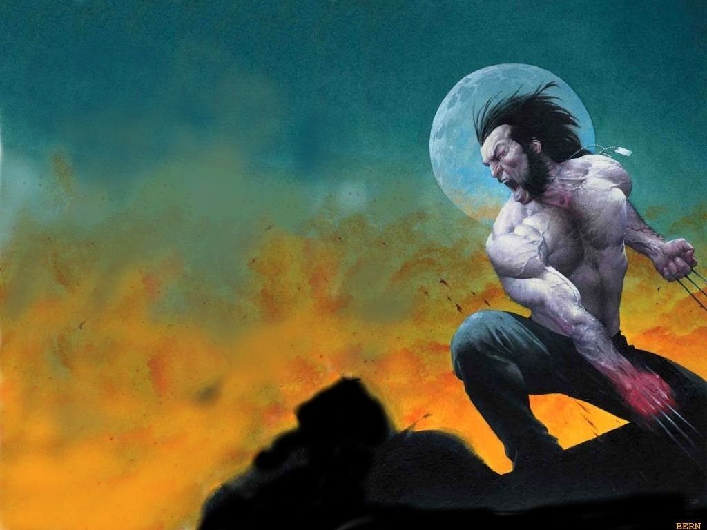 Wolverine - moon - Zoom Comics – Exceptional Comic Book Wallpapers