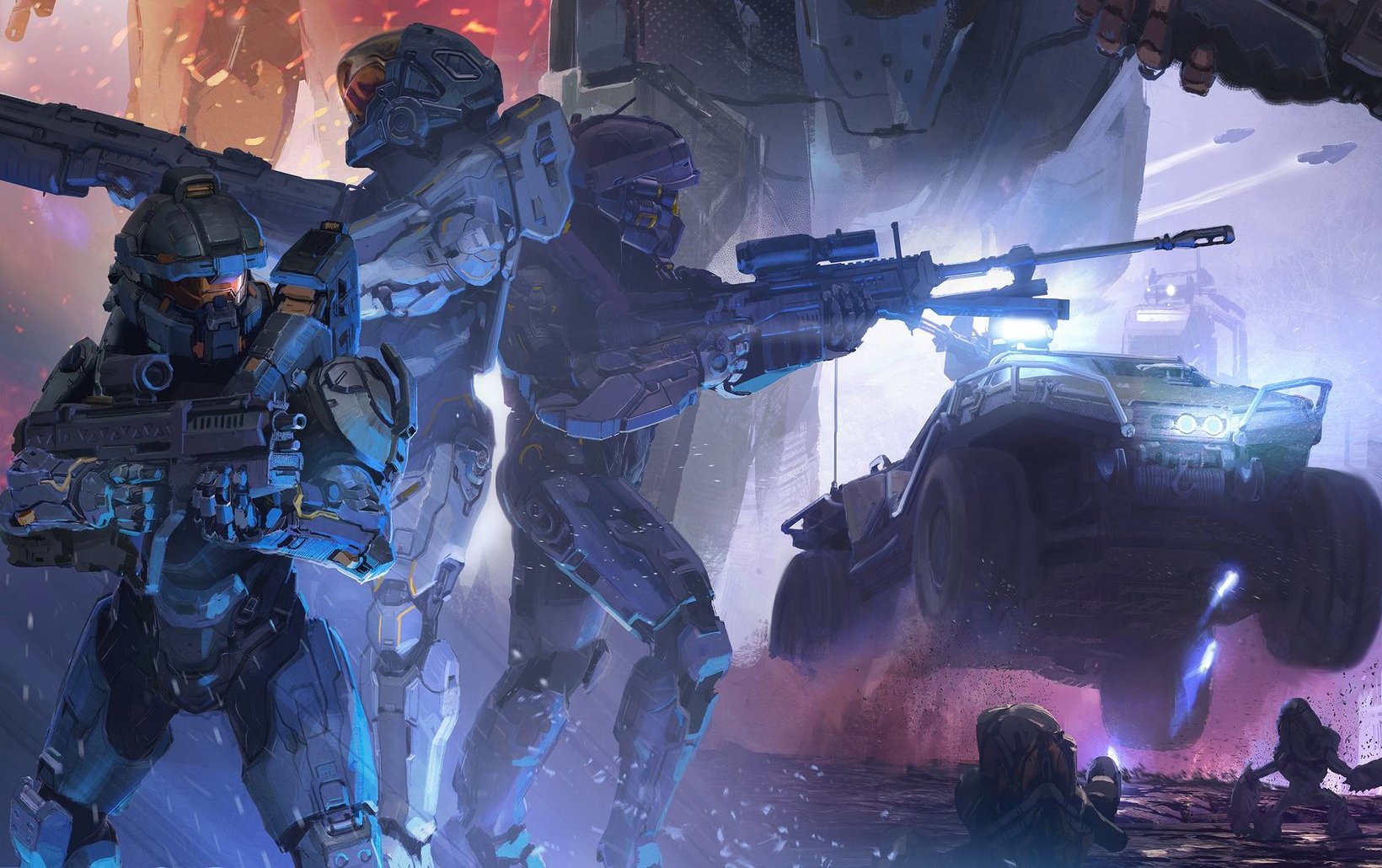 halo trio - Zoom Comics – Exceptional Comic Book Wallpapers