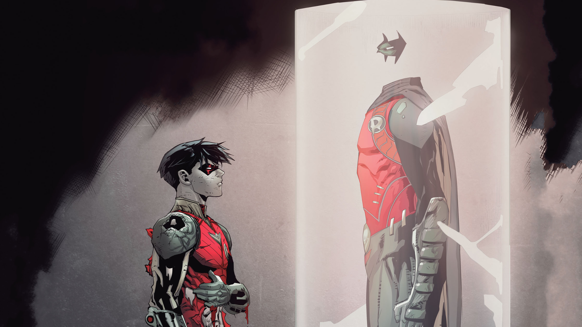 Robin looking at red robin’s outfit - Zoom Comics – Exceptional Comic ...