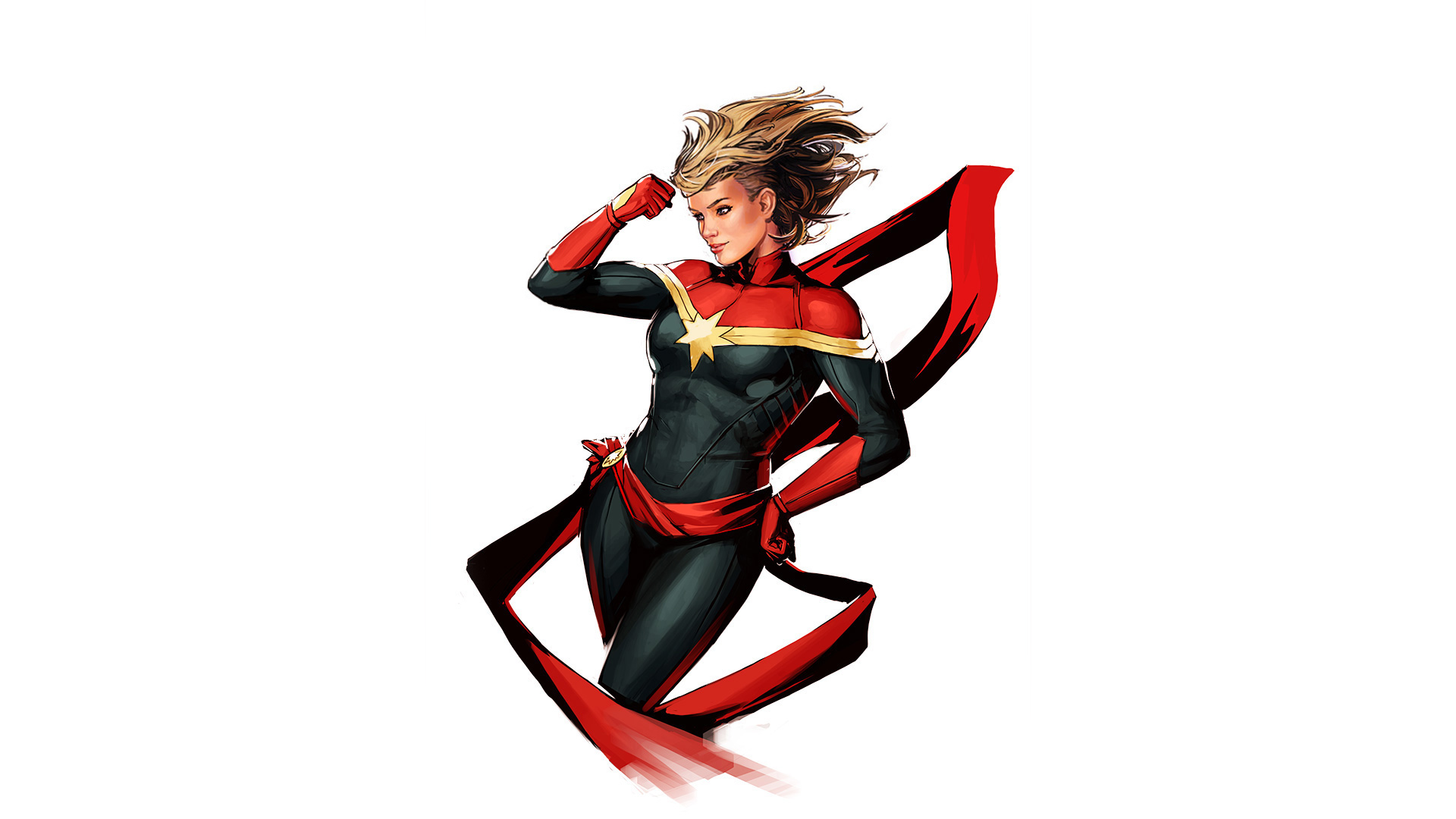 Captain Marvel in the wind - Zoom Comics – Exceptional Comic Book ...