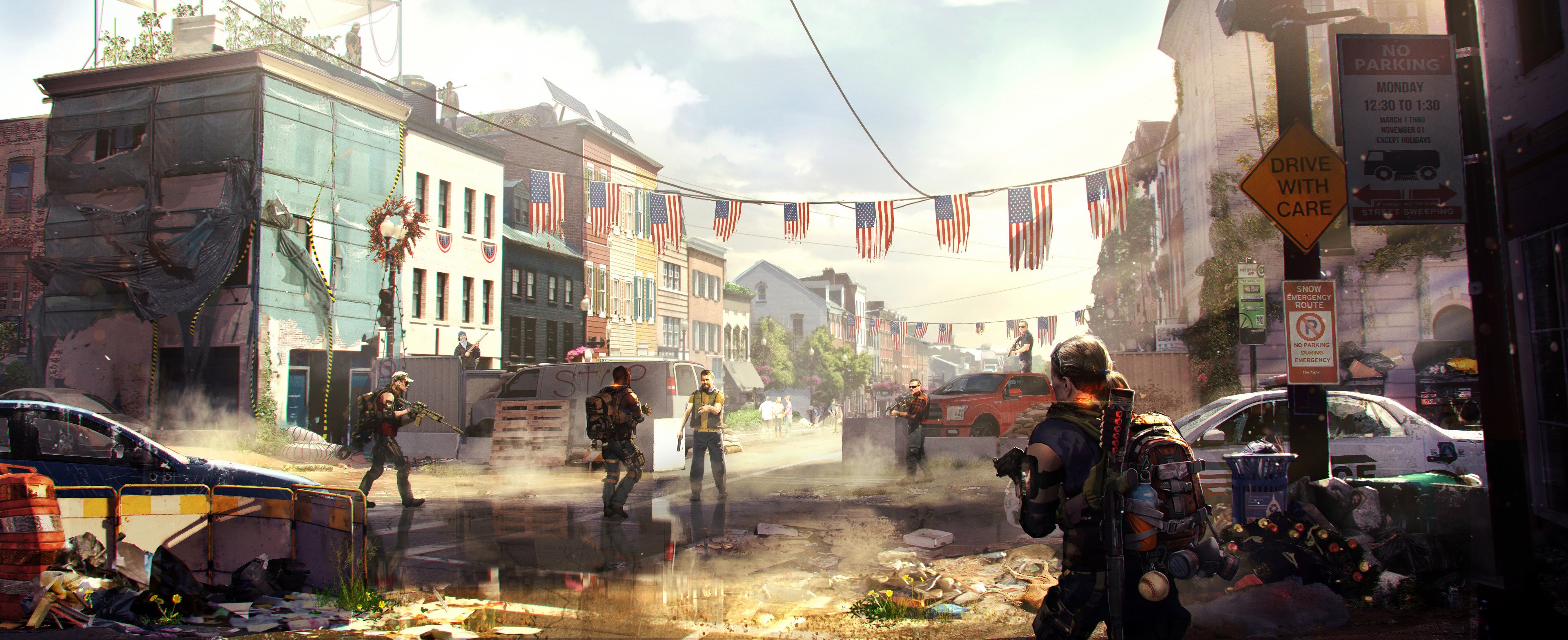 Division 2 street side - Zoom Comics – Exceptional Comic Book Wallpapers