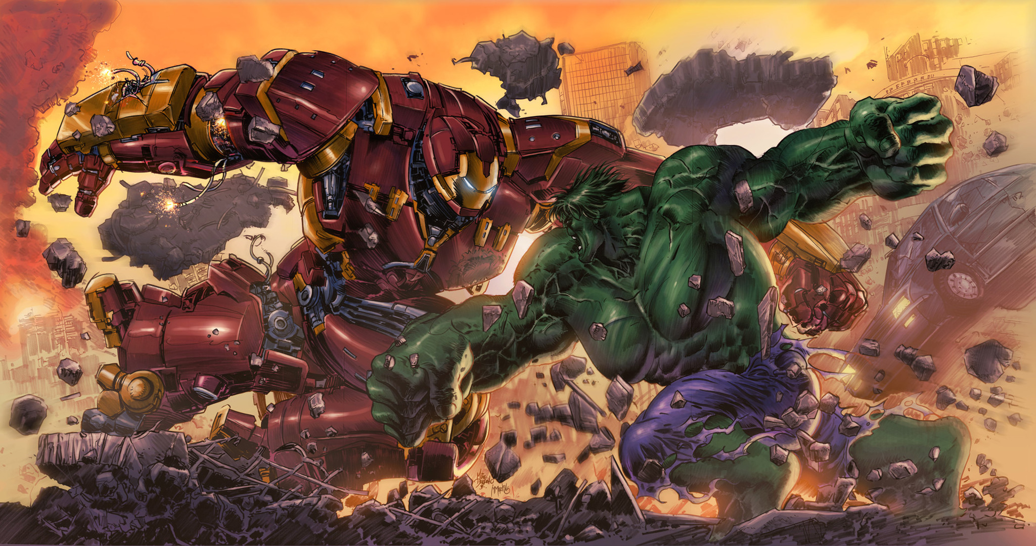 Iron man vs Hulk - Zoom Comics – Exceptional Comic Book Wallpapers