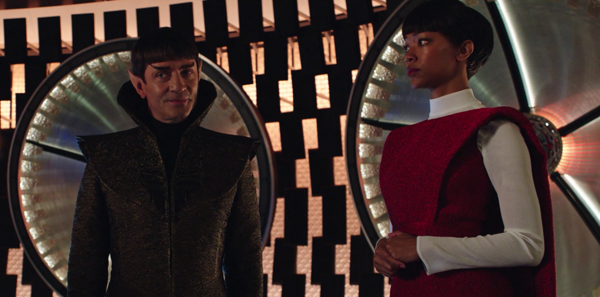 Sarek delivers Michael to the USS Shenzhou - Zoom Comics – Exceptional ...