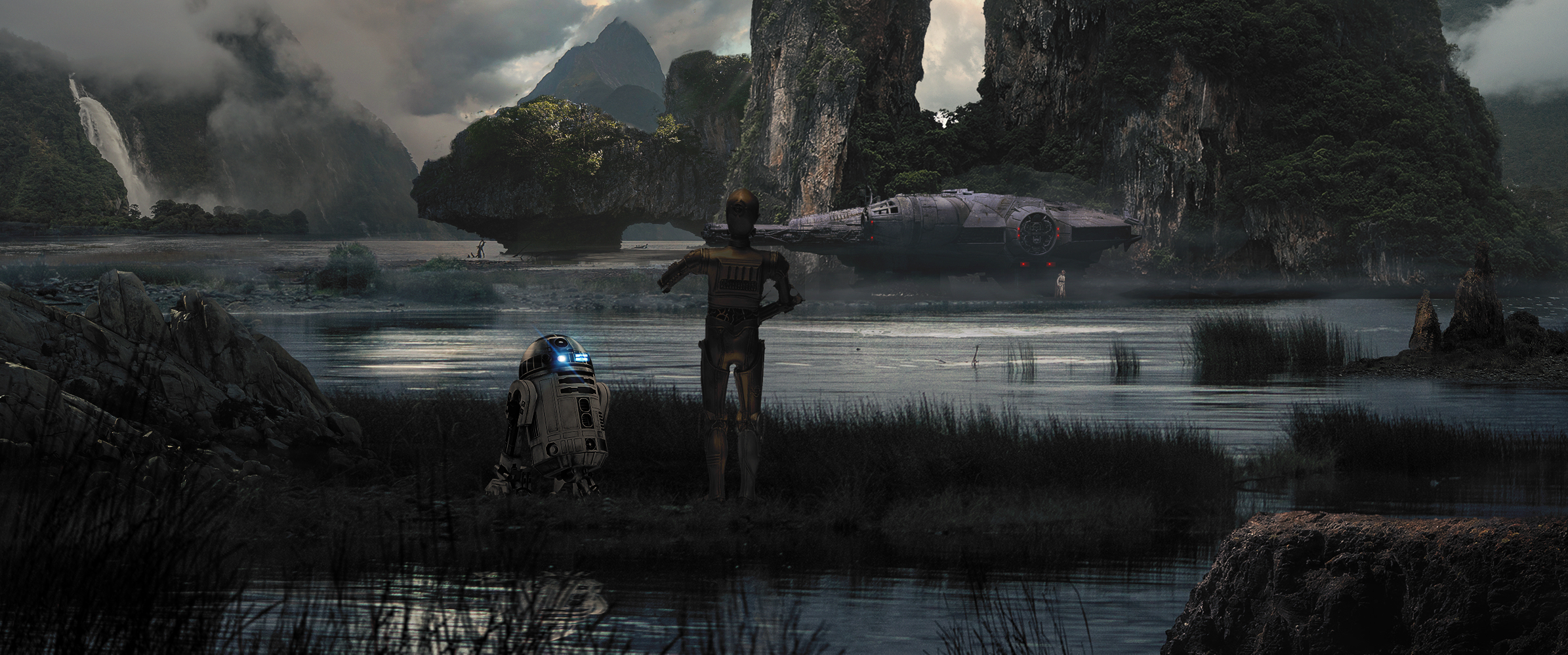 Star Wars in a swamp - Zoom Comics – Exceptional Comic Book Wallpapers
