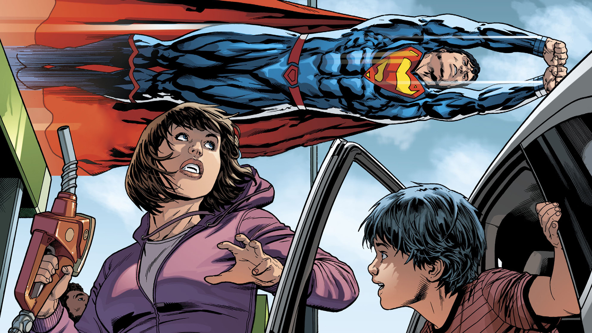 Superman is Speedy - Zoom Comics – Exceptional Comic Book Wallpapers