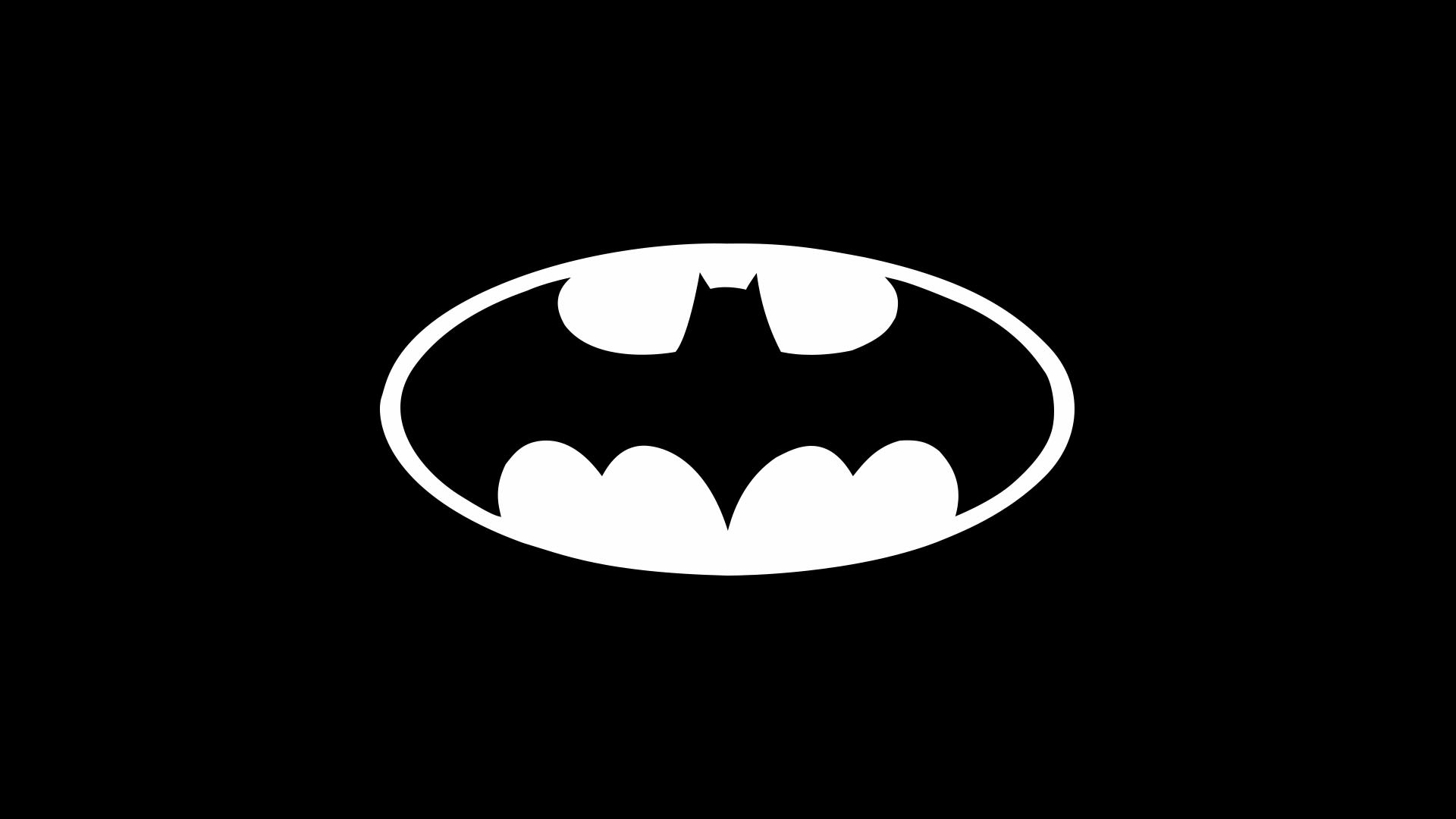 Black And White Batman Symbol