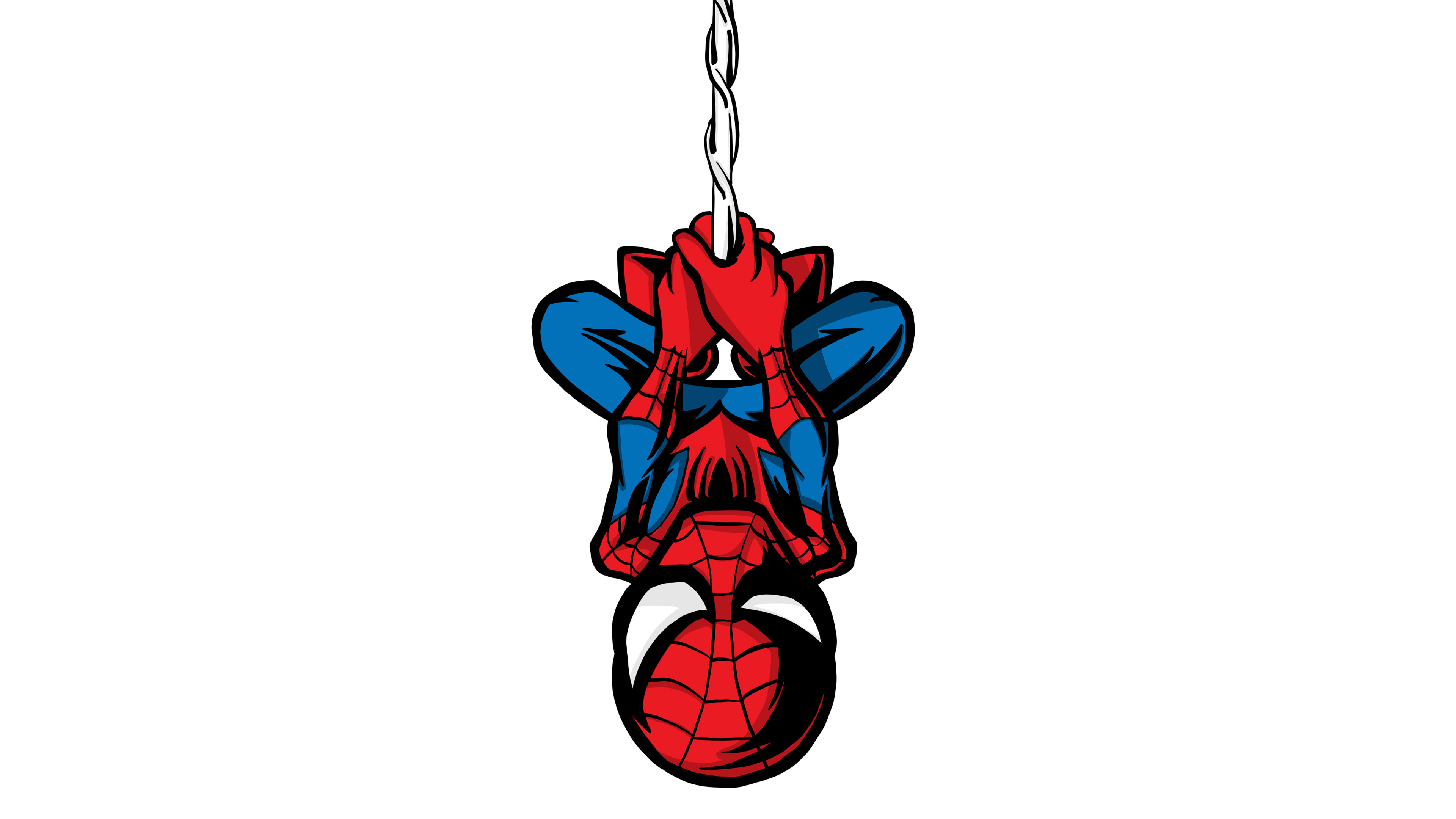 Spiderman Upside Down