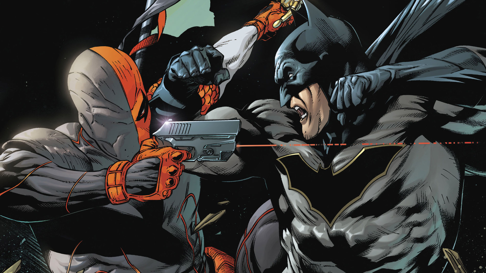 Batman Vs Deathstroke Drawing
