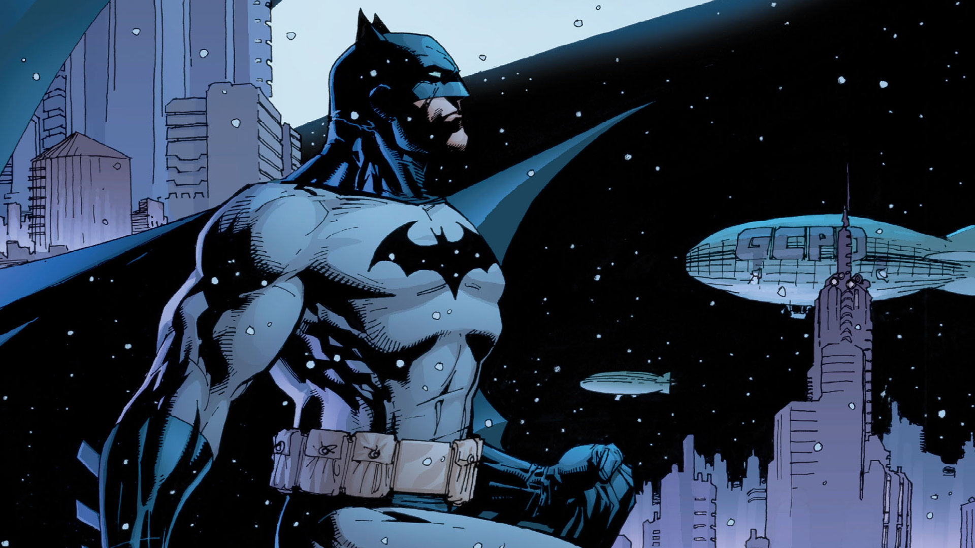 Batman in the snow - Zoom Comics – Exceptional Comic Book Wallpapers