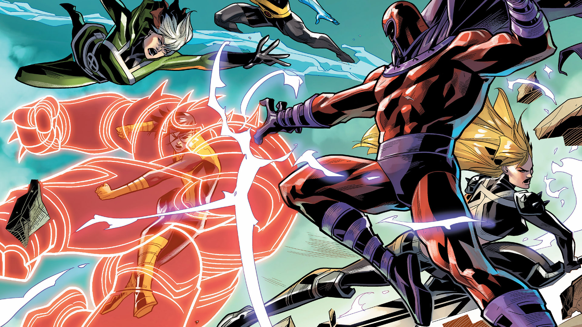 Magneto Fight - Zoom Comics – Exceptional Comic Book Wallpapers