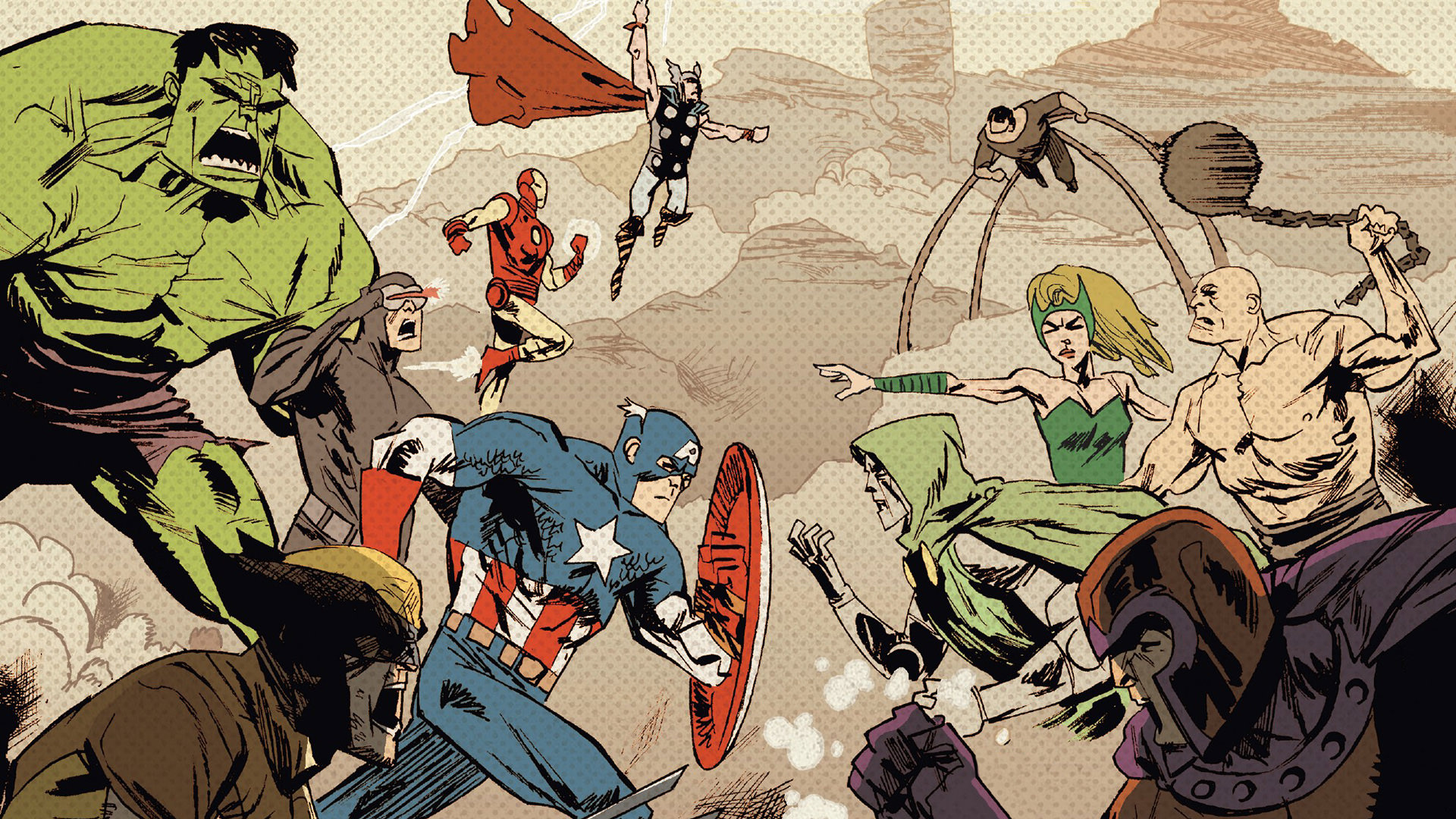 classic marvel characters - Zoom Comics – Exceptional Comic Book Wallpapers