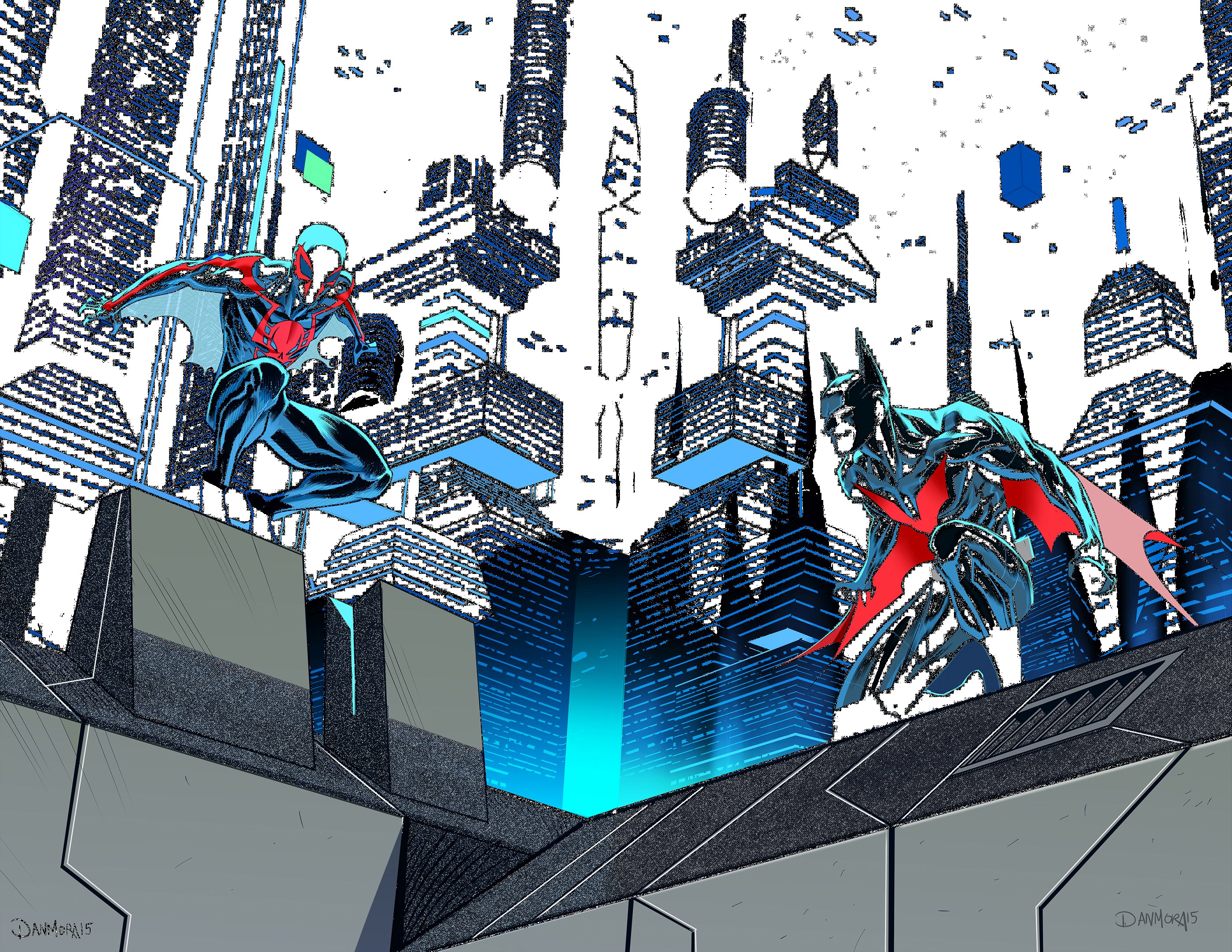 spider-man 2099 meets batman beyond - Zoom Comics – Exceptional Comic ...