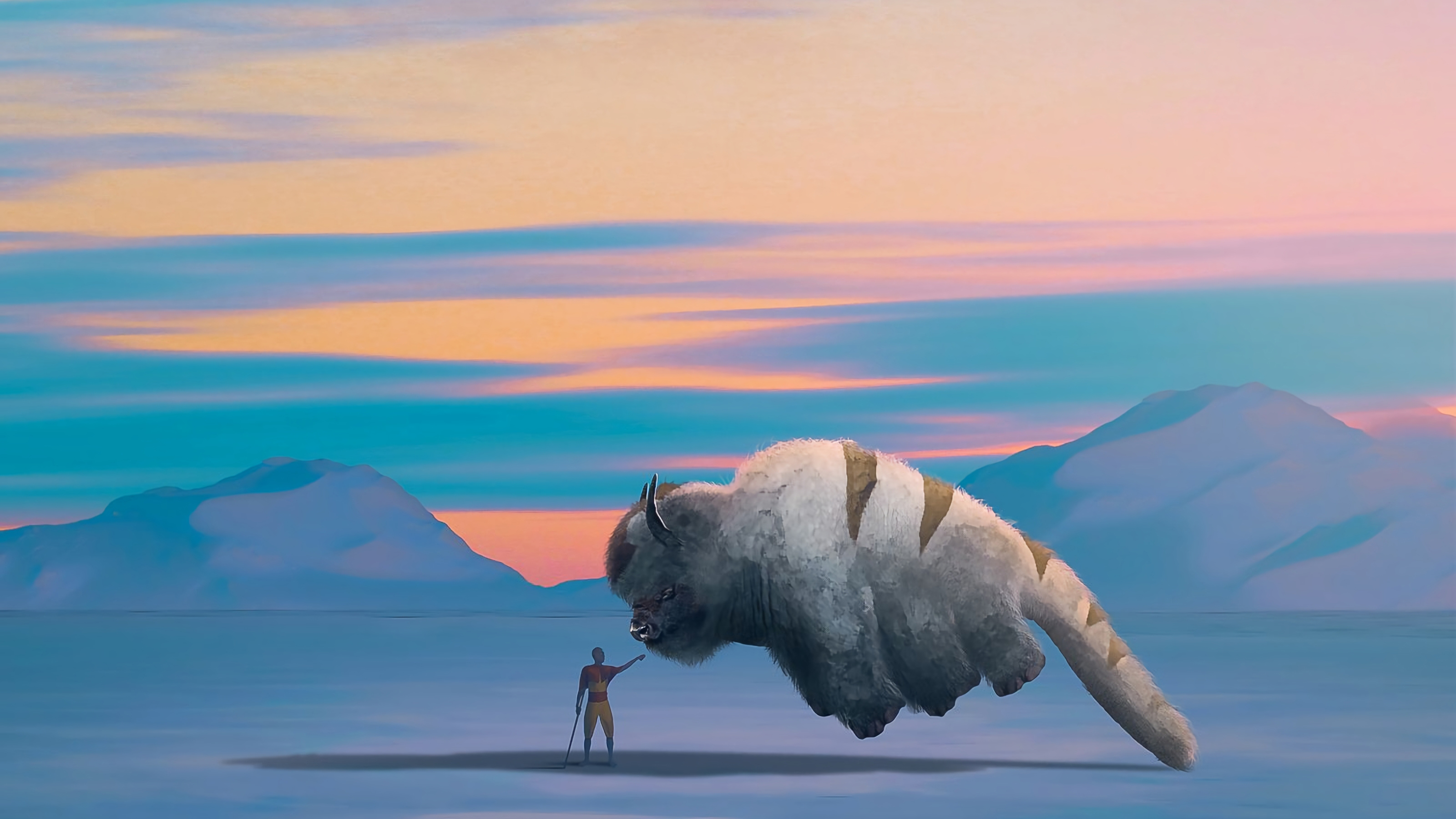 Floating Bison - Zoom Comics – Exceptional Comic Book Wallpapers