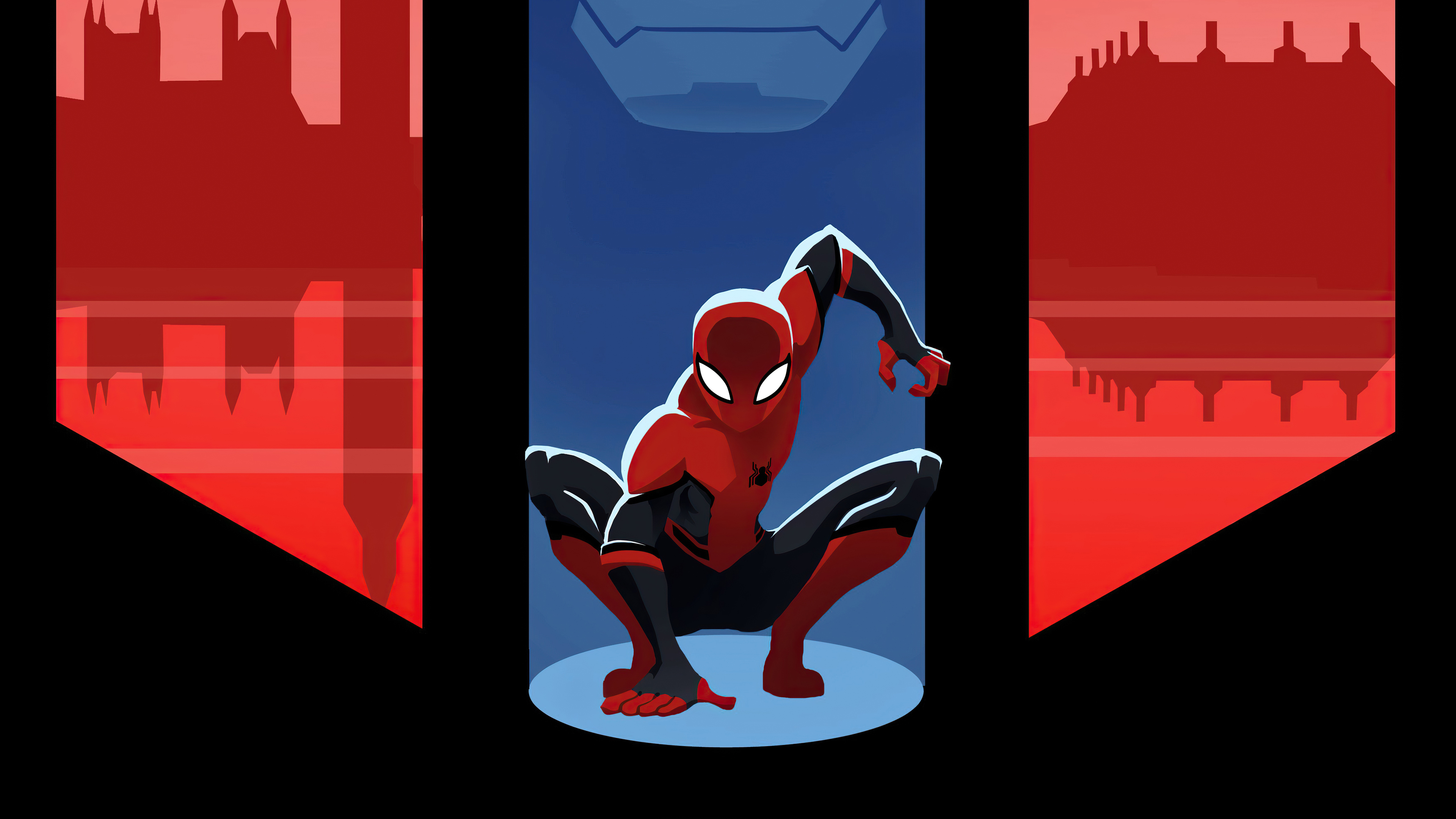 Spider-man Squat - Zoom Comics – Exceptional Comic Book Wallpapers