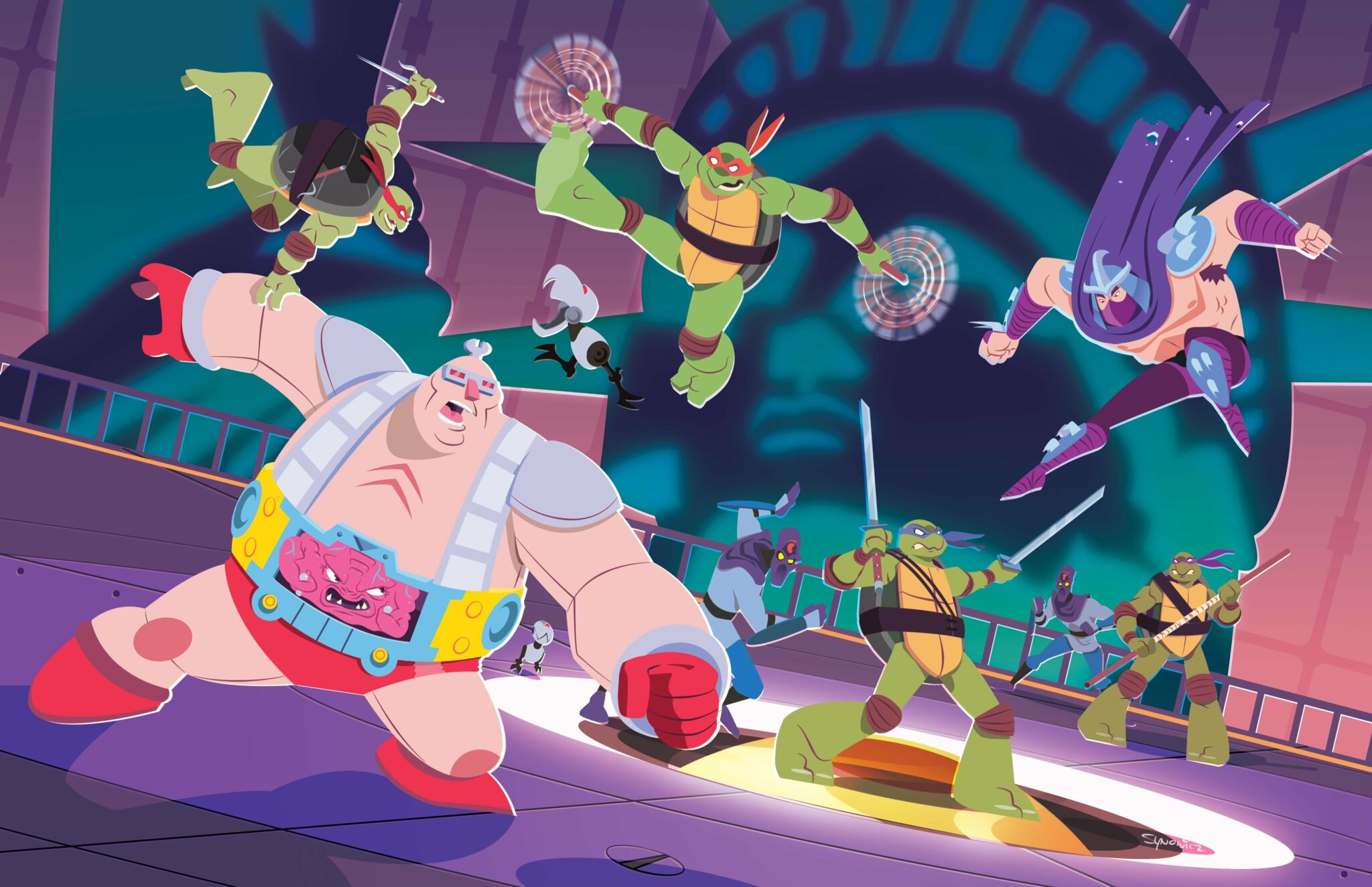 TMNT Battle - Zoom Comics – Exceptional Comic Book Wallpapers