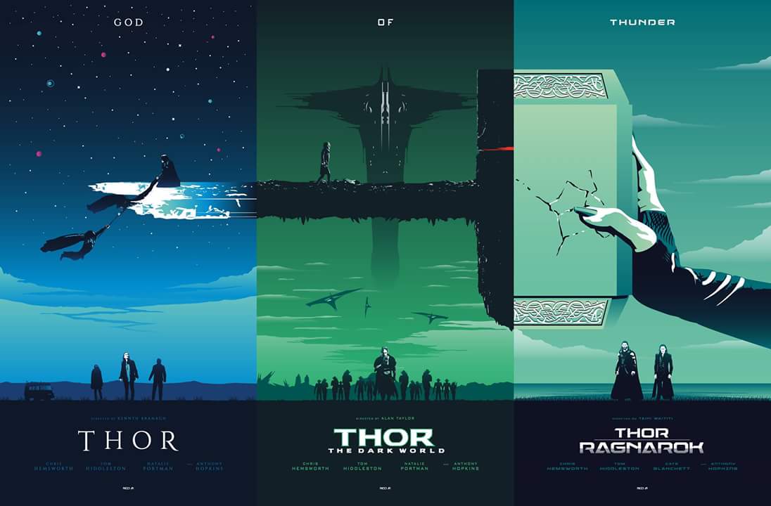 Thor Trilogy Poster - Zoom Comics – Exceptional Comic Book Wallpapers
