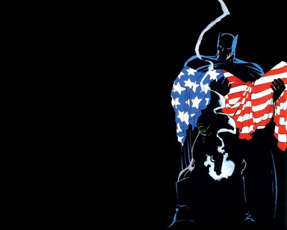 Batman Holding A Flag Draped Dead Person – Zoom Comics – Exceptional ...