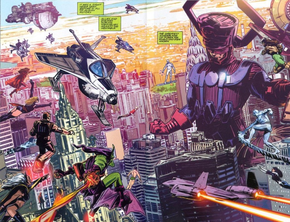 Galactus Vs Marvel Heroes – Zoom Comics – Exceptional Comic Book Wallpapers
