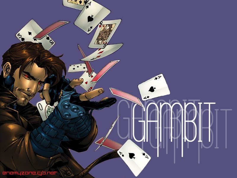 Gambit Drops His Cards – Zoom Comics – Exceptional Comic Book Wallpapers