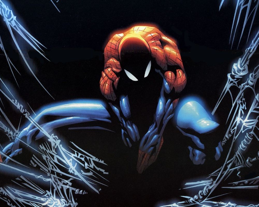 Spder-Man – web throne – Zoom Comics – Exceptional Comic Book Wallpapers