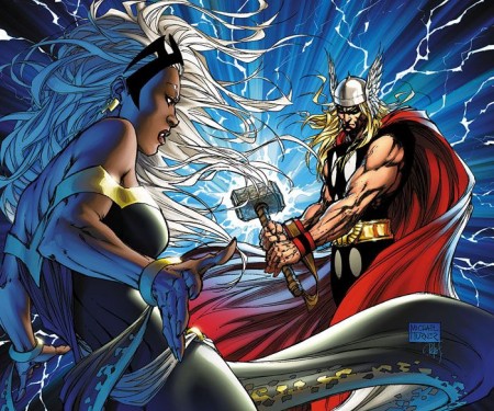Storm Vs Thor | Zoom Comics - Daily Comic Book Wallpapers
