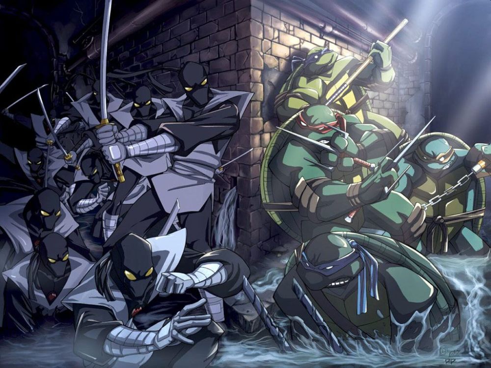 TMNT Vs The Foot – Zoom Comics – Exceptional Comic Book Wallpapers