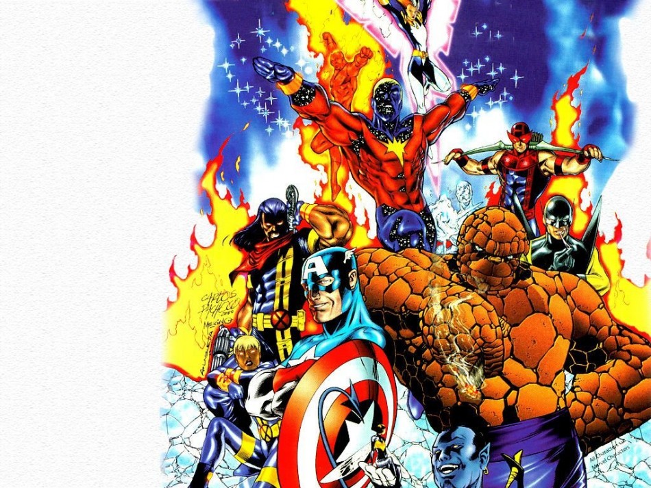 Avengers and X-Men – Zoom Comics – Exceptional Comic Book Wallpapers