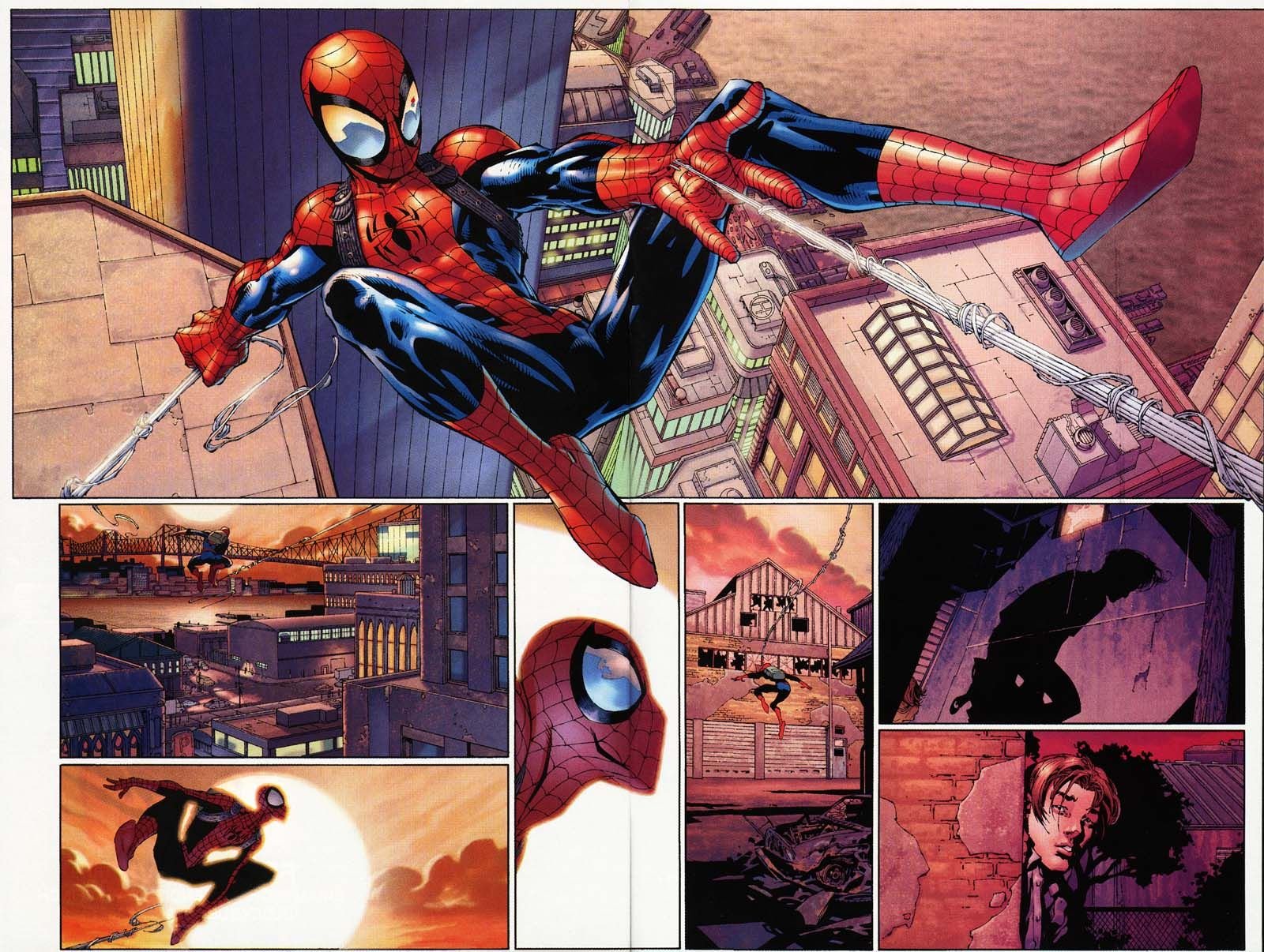 Spider-man Swings – Zoom Comics – Exceptional Comic Book Wallpapers