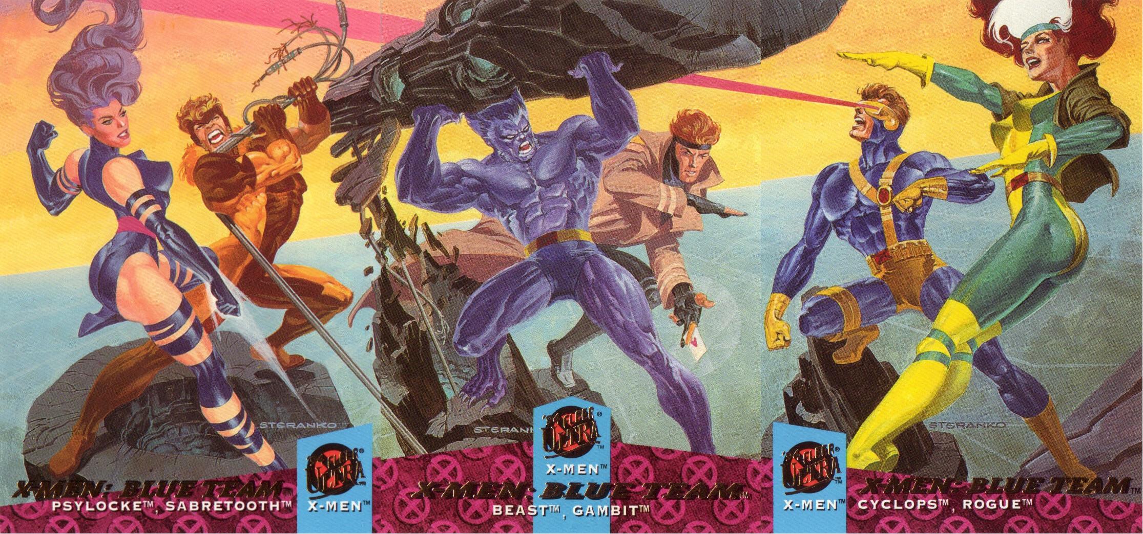 X-Men blue team Trading Card – Zoom Comics – Exceptional Comic Book ...