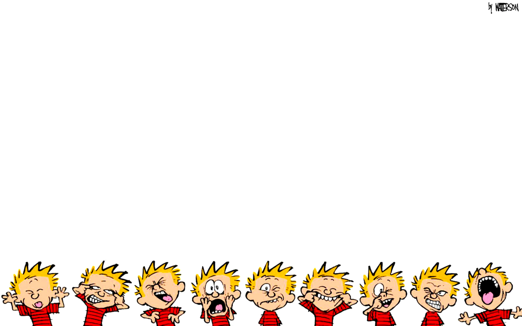 calvin and hobbes – faces – Zoom Comics – Exceptional Comic Book Wallpapers