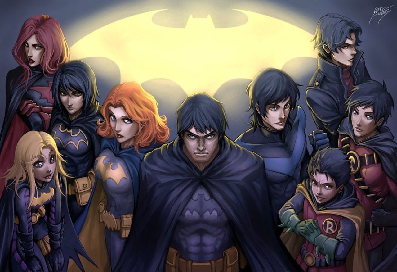 the new bat family – Zoom Comics – Exceptional Comic Book Wallpapers