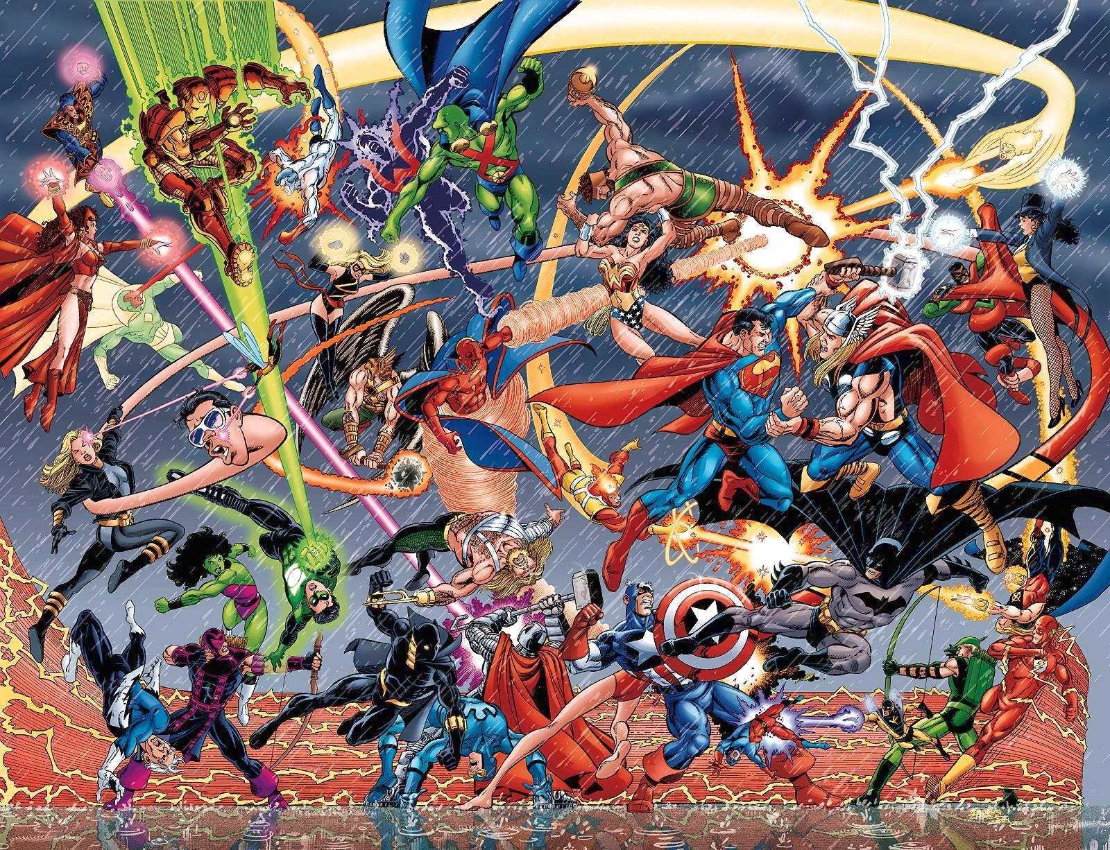 Jla Vs Avengers Zoom Comics Exceptional Comic Book Wallpapers