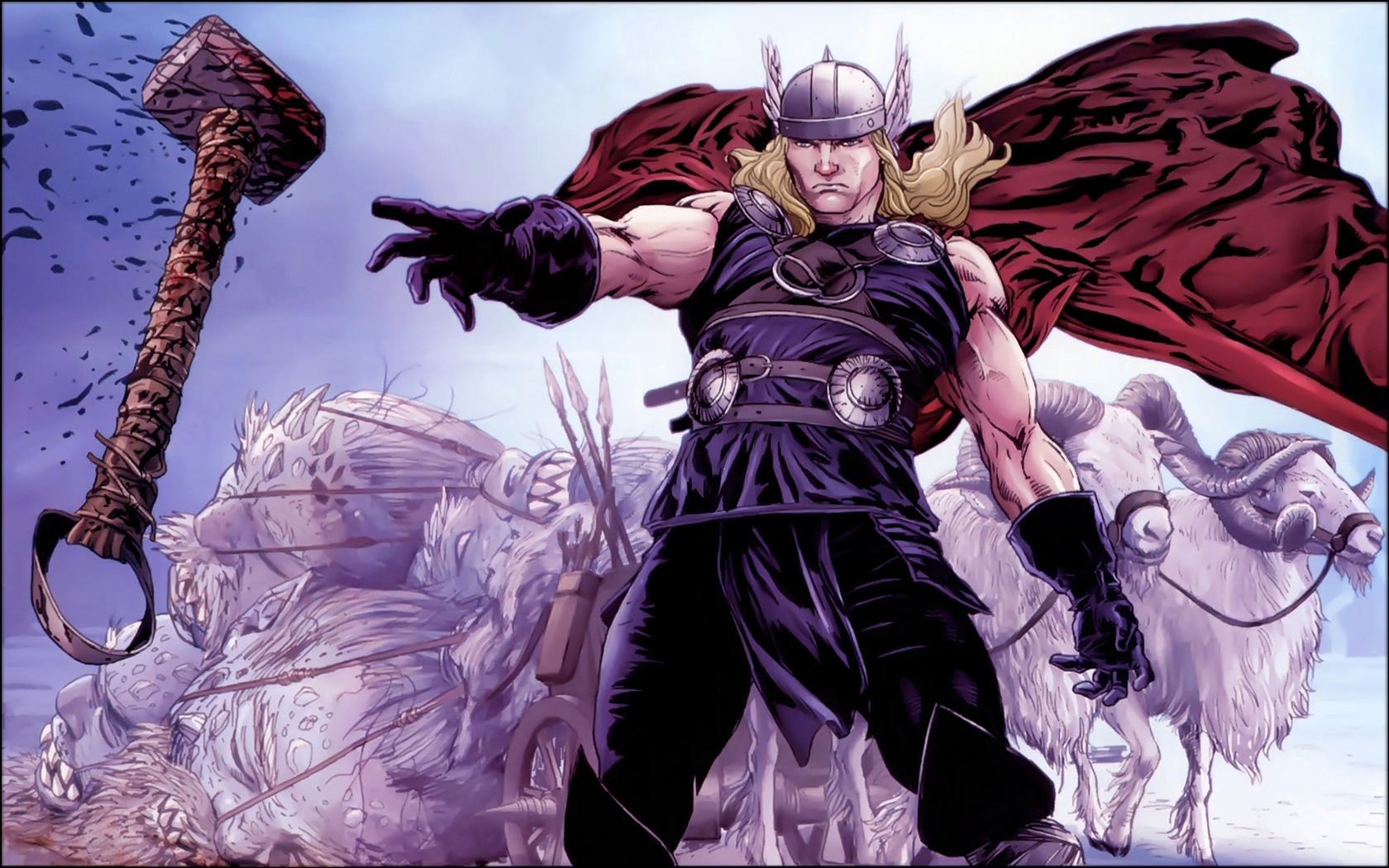 thor and his goats – Zoom Comics – Exceptional Comic Book Wallpapers
