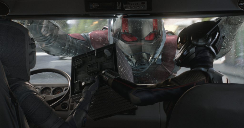 Ant-Man outside a van – Zoom Comics – Exceptional Comic Book Wallpapers