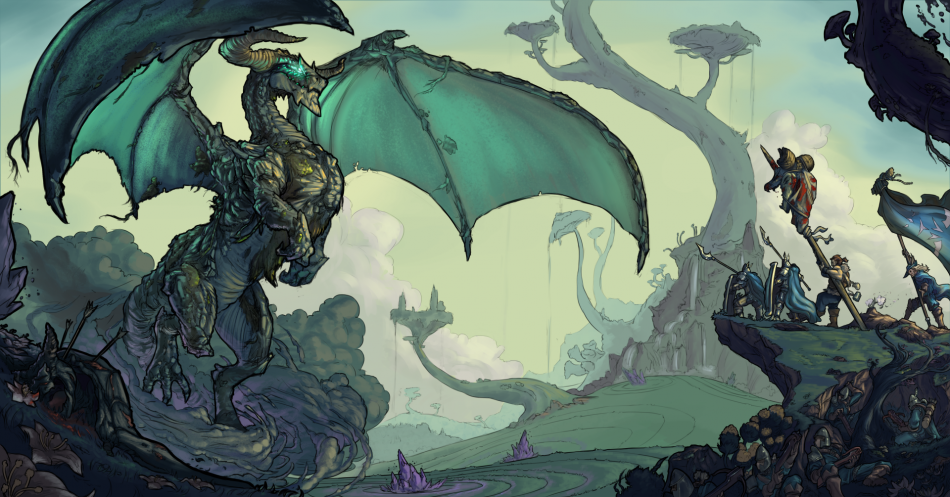 standing dragon – Zoom Comics – Exceptional Comic Book Wallpapers