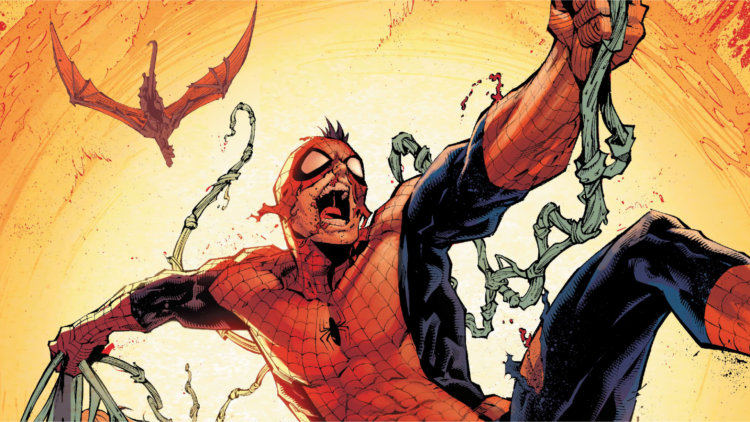 Battle Damaged Spider-man – Zoom Comics – Exceptional Comic Book Wallpapers