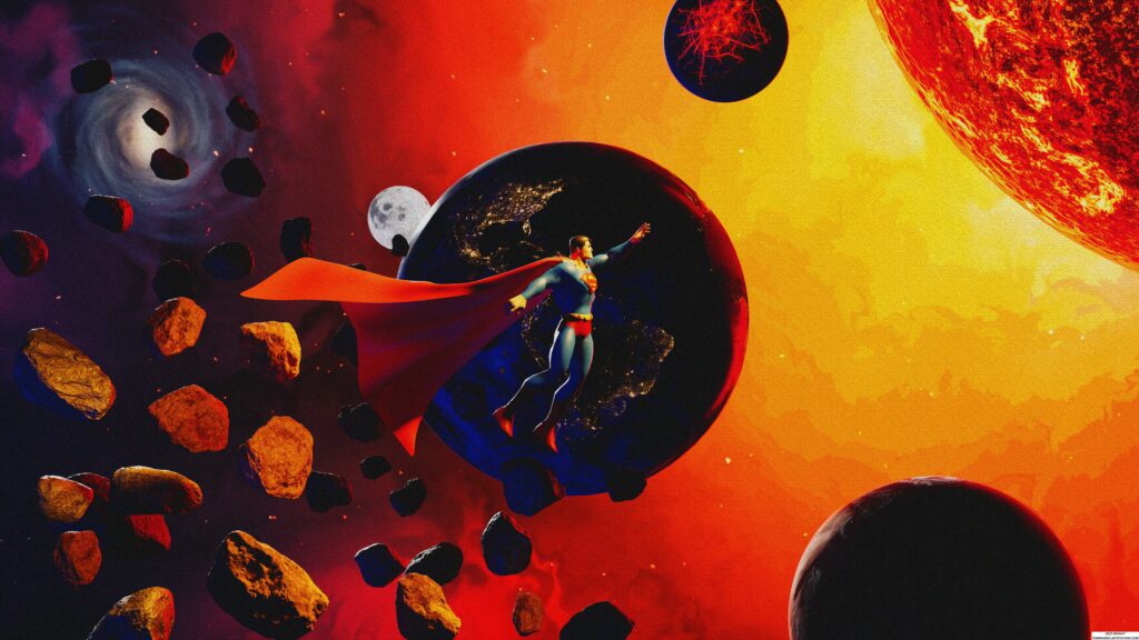 Superman in Space – Zoom Comics – Exceptional Comic Book Wallpapers